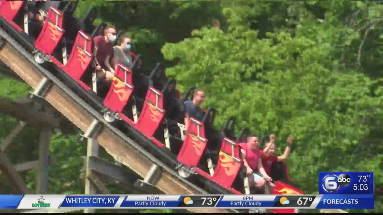 Dollywood sees first guests with new precautions in place - YouTube