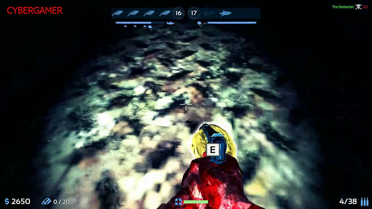 Depth shark game - fractured map (playing as diver) with commentary ...