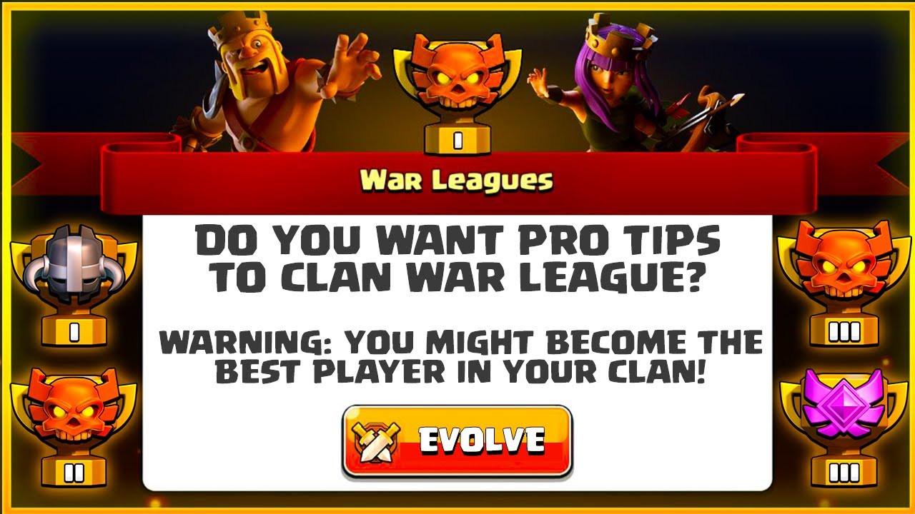 Clan War Leagues SECRETS That Only the PROS Use in Clash of Clans! Clan ...