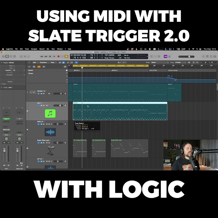 Using MIDI with Slate Trigger and LOGIC. #shorts #slatetrigger #logicpro #logic #usingmidi # ...