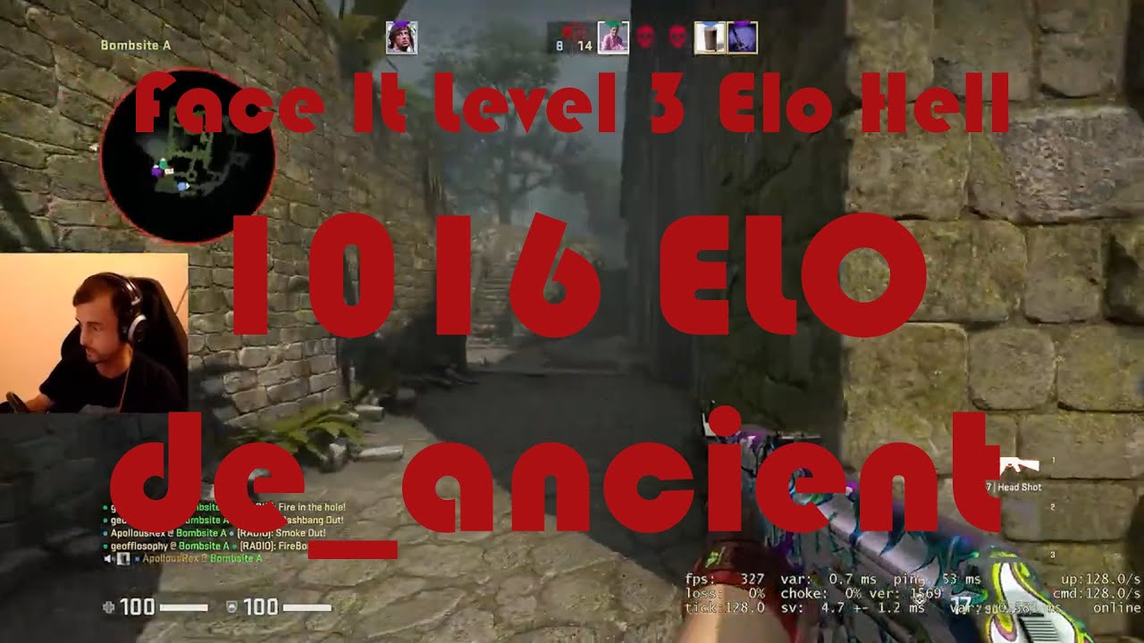 Face It Level 3 Elo Hell - Road to Level 4 - de_ ancient - 1016 ELO ...