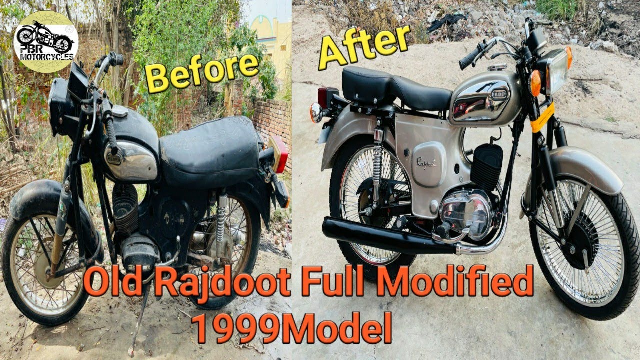 Old Rajdoot | Modifications | 1999 Model | PBR Motorcycles - YouTube
