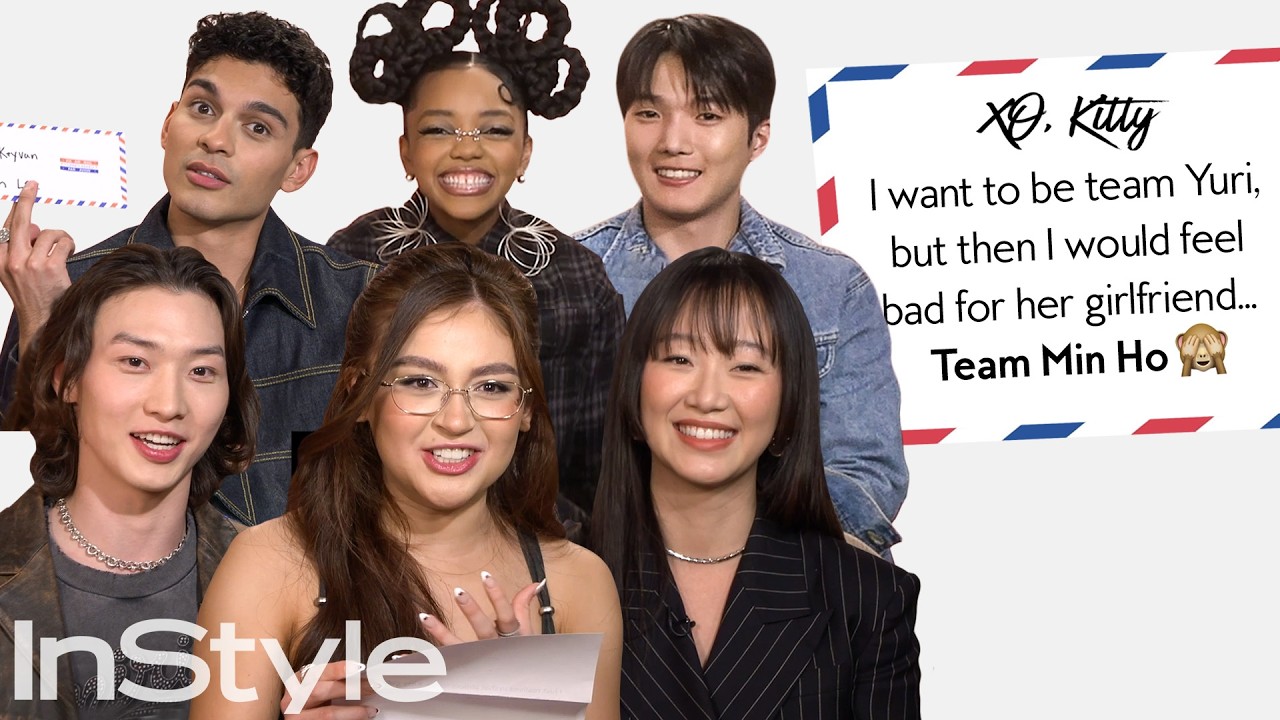 ‘XO, Kitty’ Cast Answers Fan Mail | InStyle - YouTube