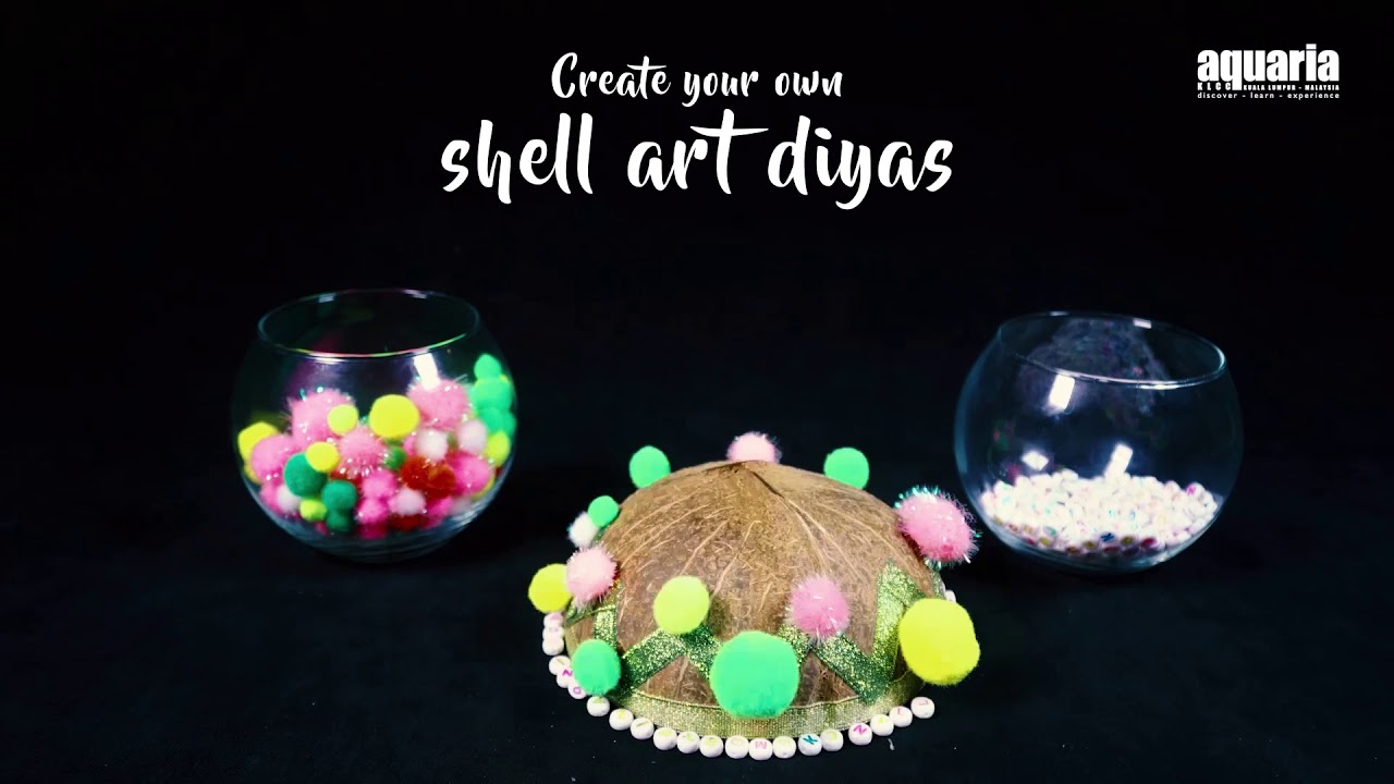 AquariaKLCC: DIY Coco Art - YouTube