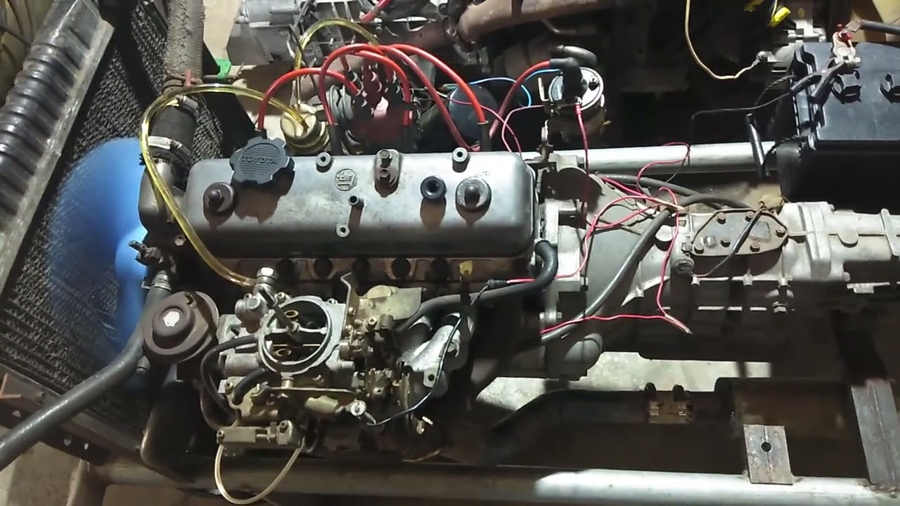 toyota 4k engine electronic with denso platinum spark plug - YouTube