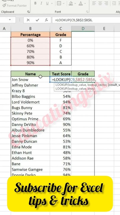 Excel pass and failed tricks #educationgenix #excel #excelshortcuts #exceltips #exceltricks # ...