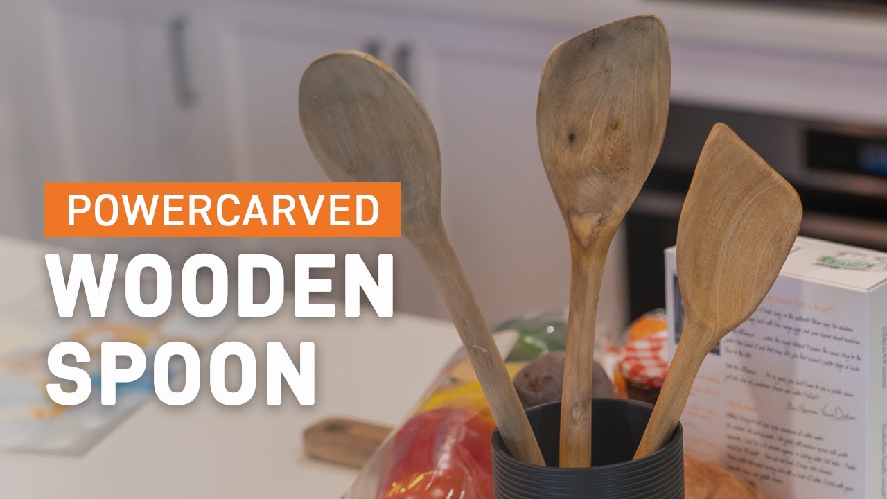 Ditch Plastic! Carve Your Own Unique Serving Spoon | Arbortech Tools ...