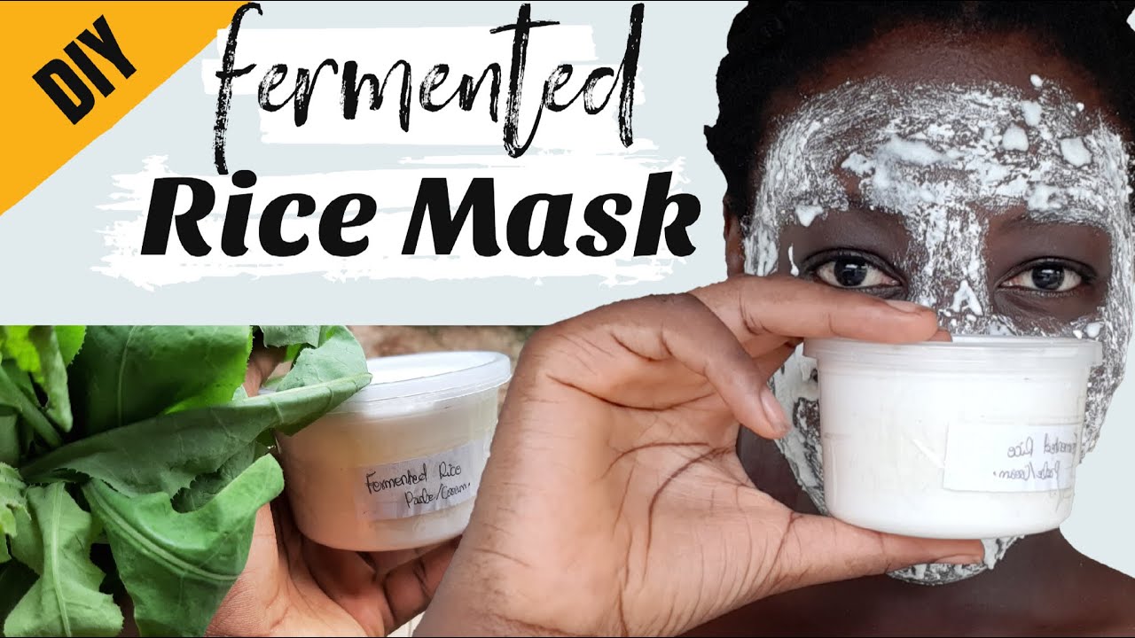 FERMENTED RICE FACE MASK for CLEAR AND SMOOTH FACE| and how to apply🙃 ...