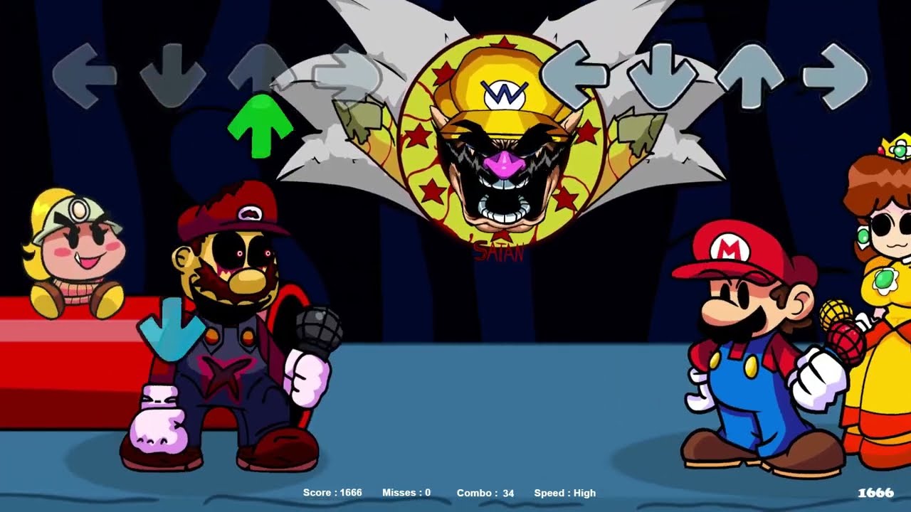 Friday Night Funkin' - Mario X (Vs. Mario Overworld) (FNF Mod) - YouTube