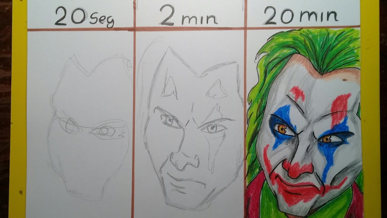 DESAFIO DESENHANDO o CORINGA draw challenge - YouTube