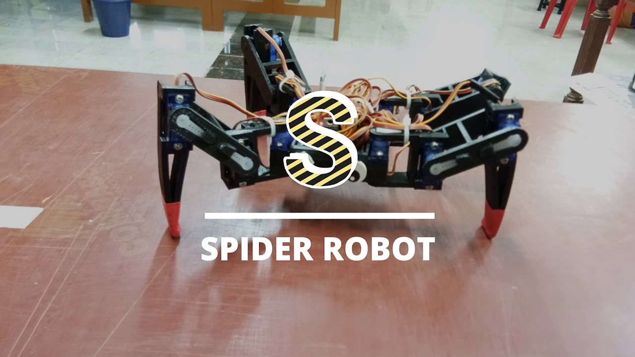 Spider Robot using Arduino | BCTLABS - YouTube