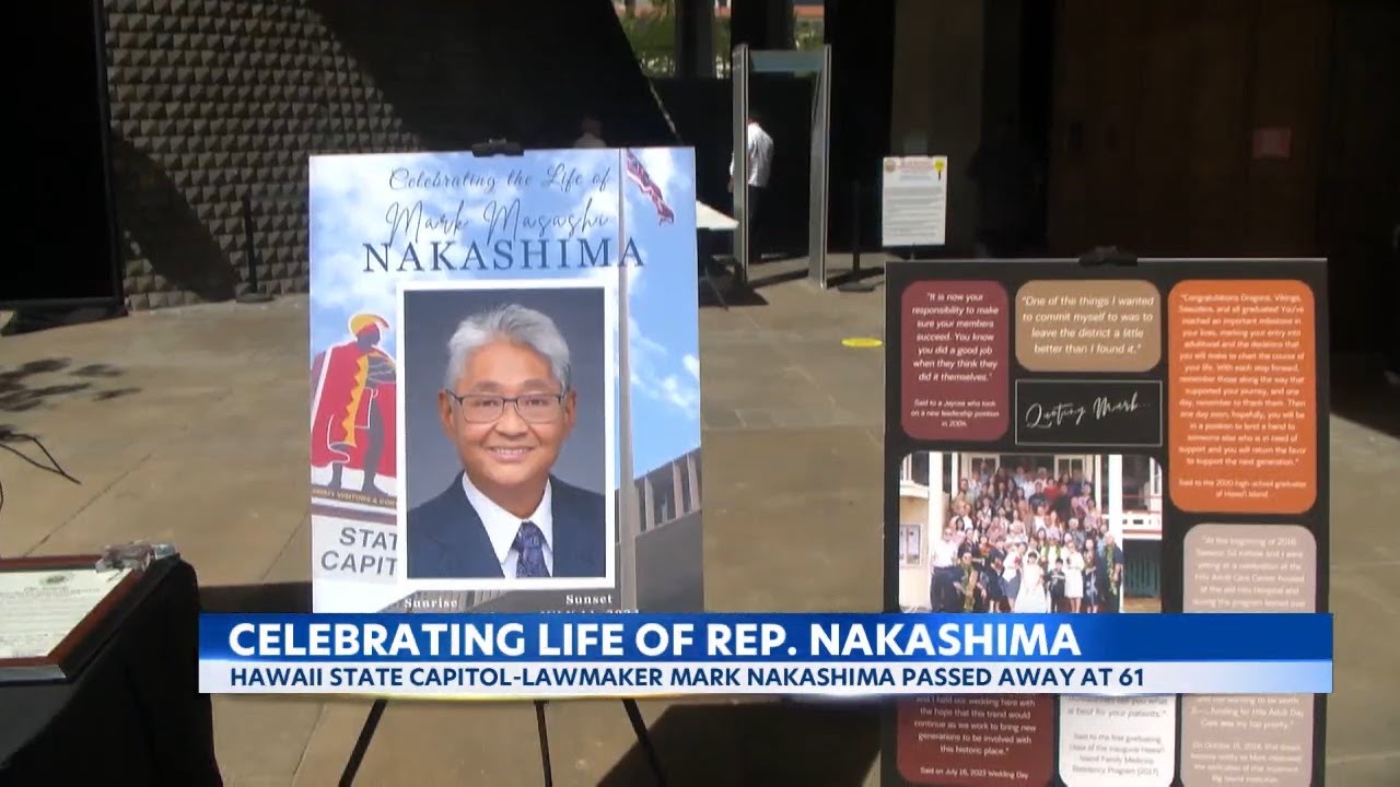 Hawaii House of Representatives member Mark Nakashima honored at state ...