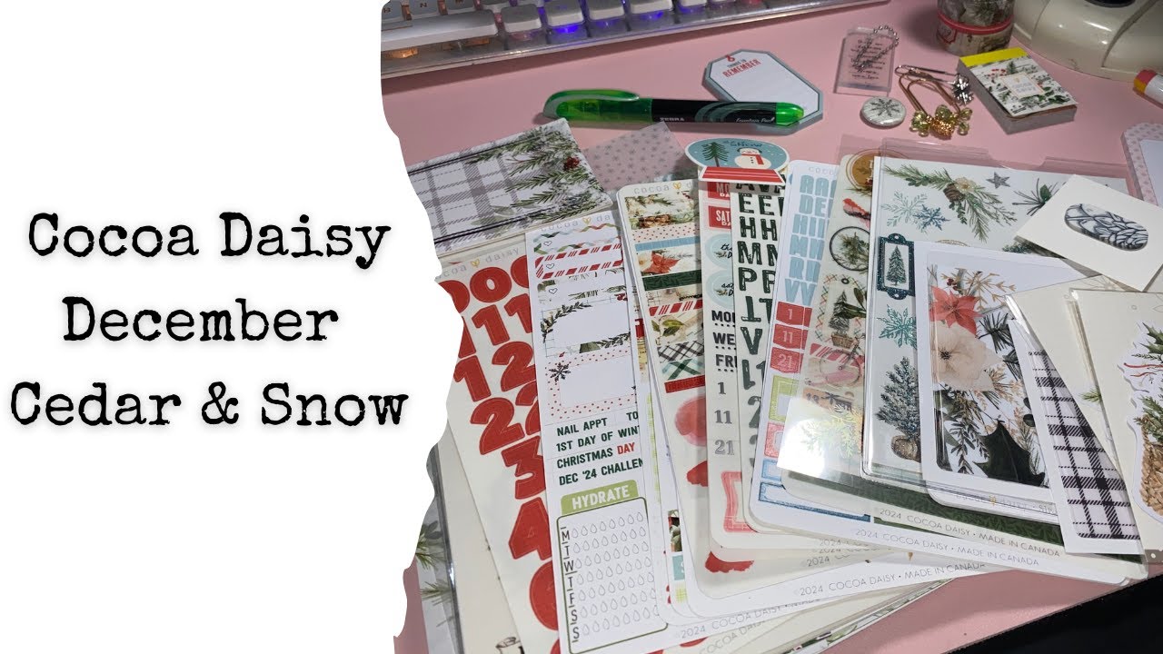 Cocoa Daisy December Subscription || Cedar & Snow - YouTube