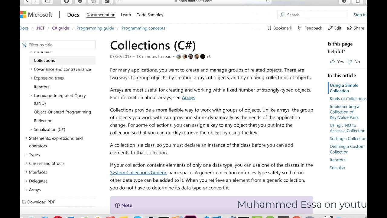 79 C# C Sharp Collections SortedList - YouTube