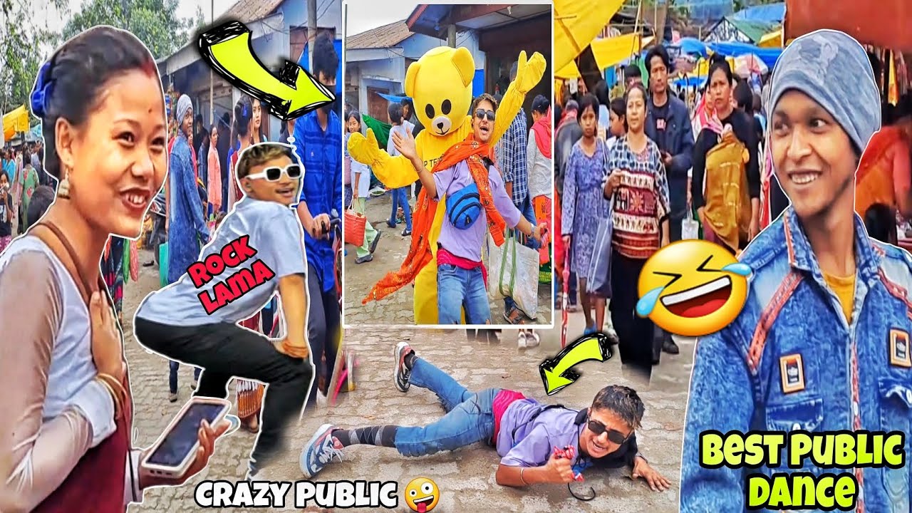 Rock Lama K Sath Best Public Dance prank 😆 | Taddy Prank | Crazy Public ...