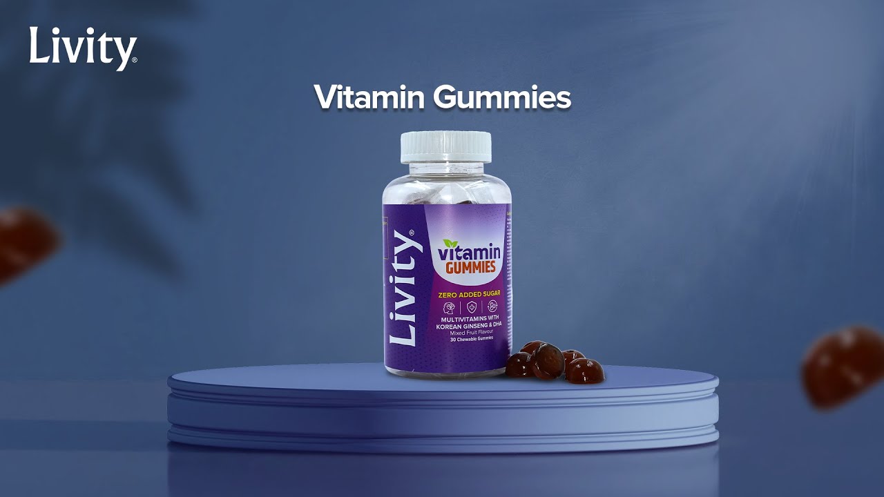 Vitamin Gummies | 24/7 Vitamin Boost: Livity Vitamin Gummies for Every ...