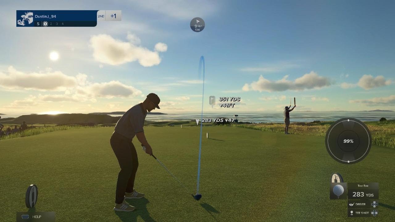 6IN Missed HOLE IN 0NE 351 YARD PAR 4 - YouTube