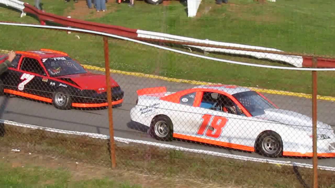 Mini Stock Race at Franklin County Speedway 5-15-16 - YouTube