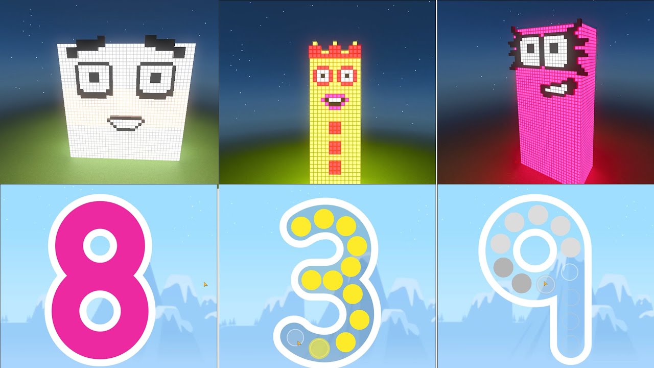 Go Explore Numberblocks 8 3 9 Magic Run CBeebies Go Explore Learn to ...