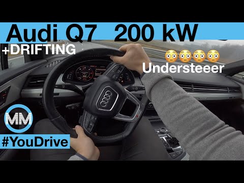 Audi Q7 3.0 TDI Quattro 200 kW POV Test Drive + Acceleration 0-200 km/h