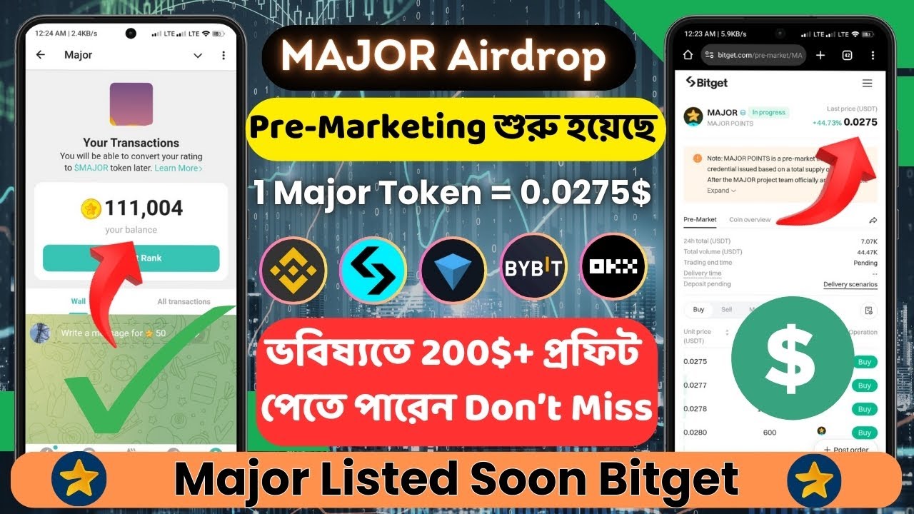Major Airdrop || 200$ Profit Chance || Major Listing Soon - YouTube