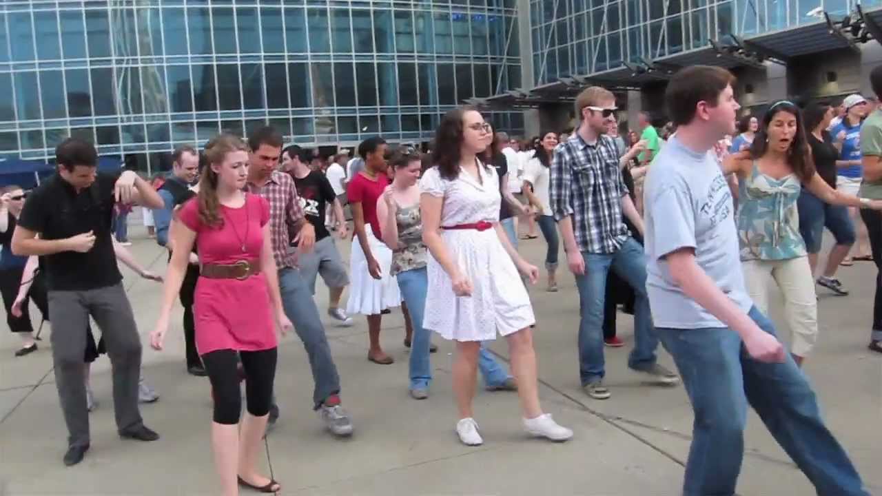 SWING DANCE FLASH MOB - YouTube