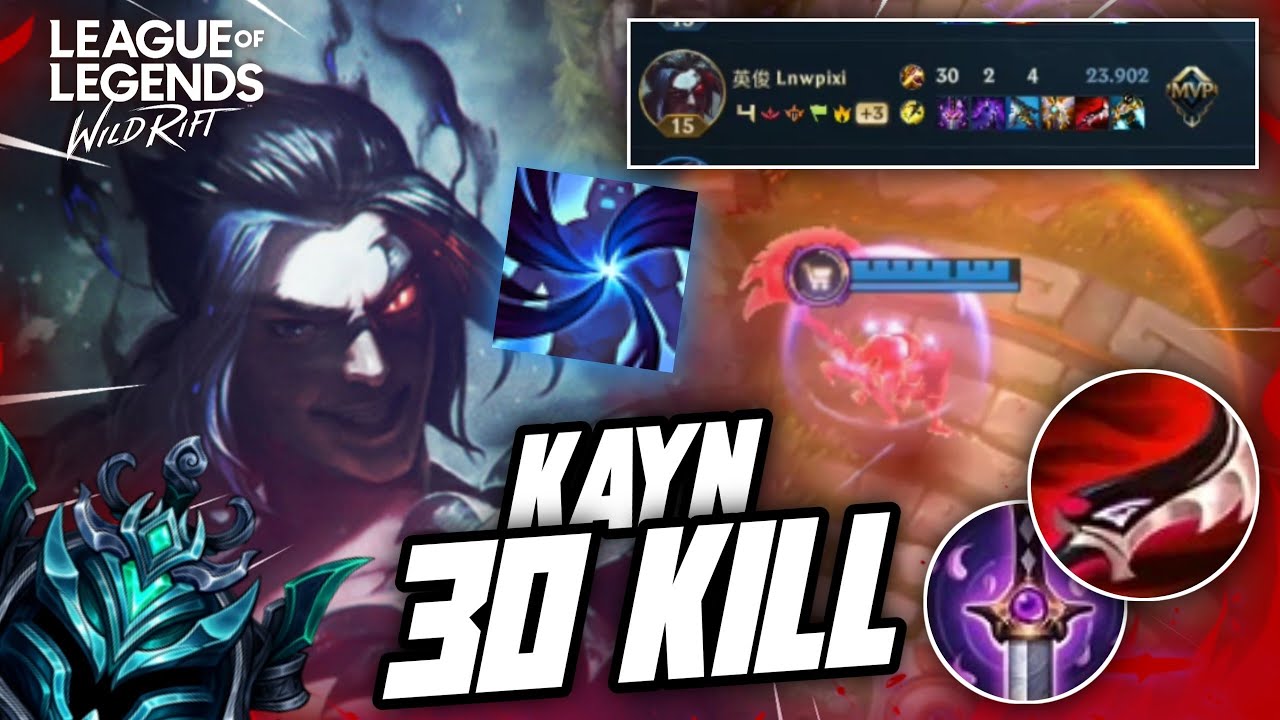 51k Damage ! Kayn New Champion Broken Jungle ~ Gameplay Kayn Jungle ...