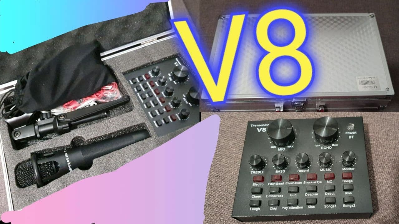 V8 Audio Mixer | Sound Card #V8 #SoundCard - YouTube