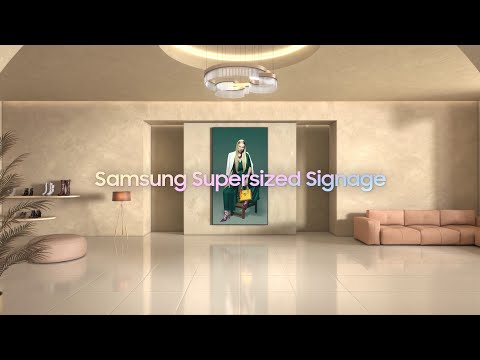Supersized Signage: Scale up your business with a supersized screen | Samsung