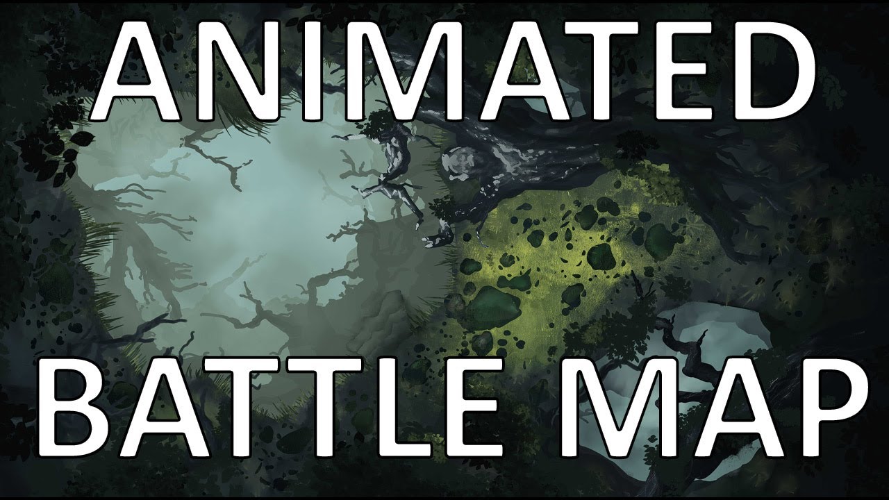 Animated Battle Map for D&D / Pathfinder / TTRPG - Dead Forest by ...