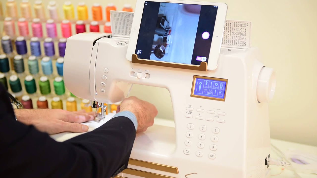 Using your Stitch Cam on the Spiegel 60609 - YouTube