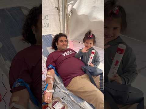 Babam kan bağışı yaparken ona destek olmak için yanına gittim #keşfetedüş #keşfetteyiz