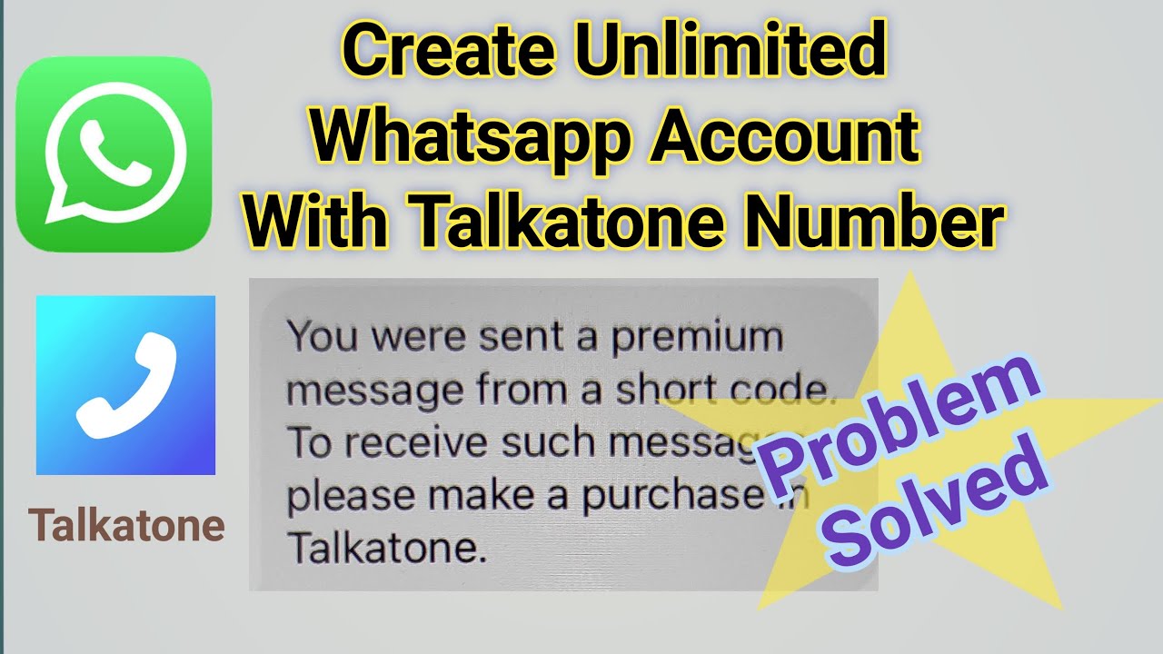 how to create unlimited whatsapp account | Create whatsapp with ...