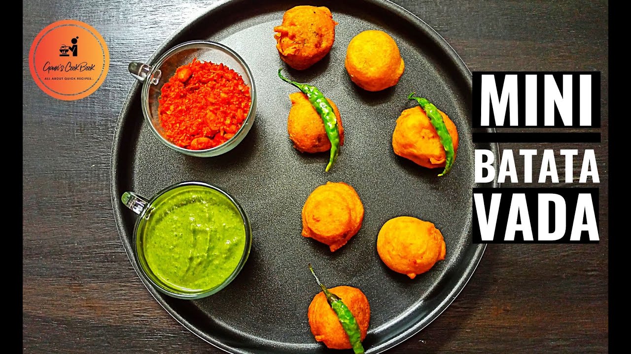 How to make Mini Batata Vada Recipe by Gauri's CookBook | Small ...