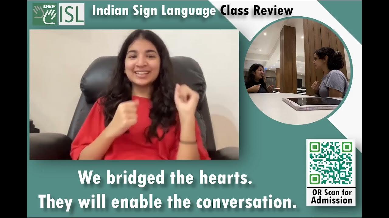 "Want to hold sign conversations.."-Ria Jain|| DEF ISL - YouTube
