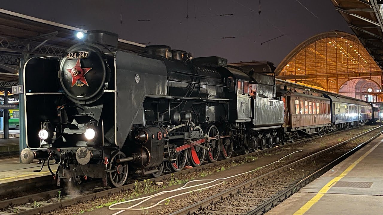 🇭🇺MÁV Nosztalgia 424.247 Budapest-Keleti 11.04.24 - YouTube
