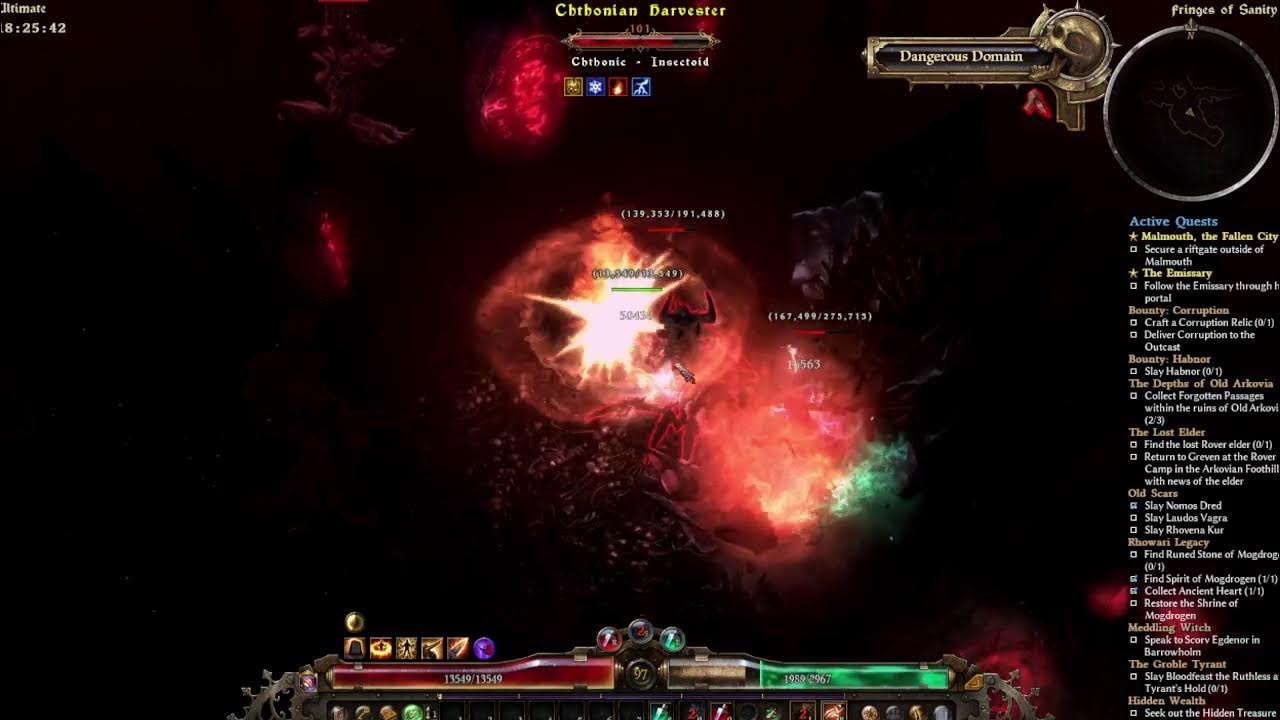 Grim Dawn - Lazy Build Partxy29 - The Walking Apocalypse - YouTube