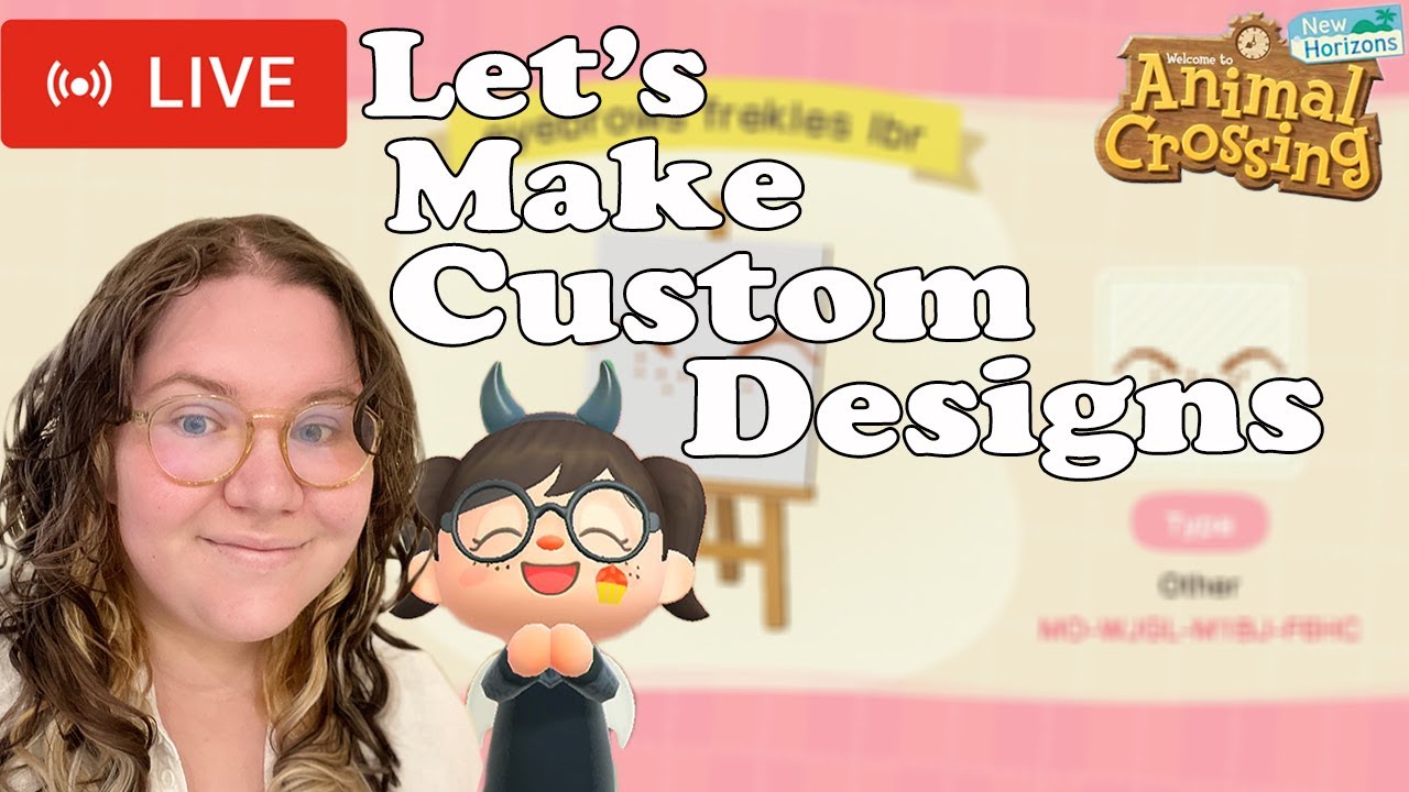 💛LIVE Let's Create a Custom Design Flag in Animal Crossing New Horizons ...