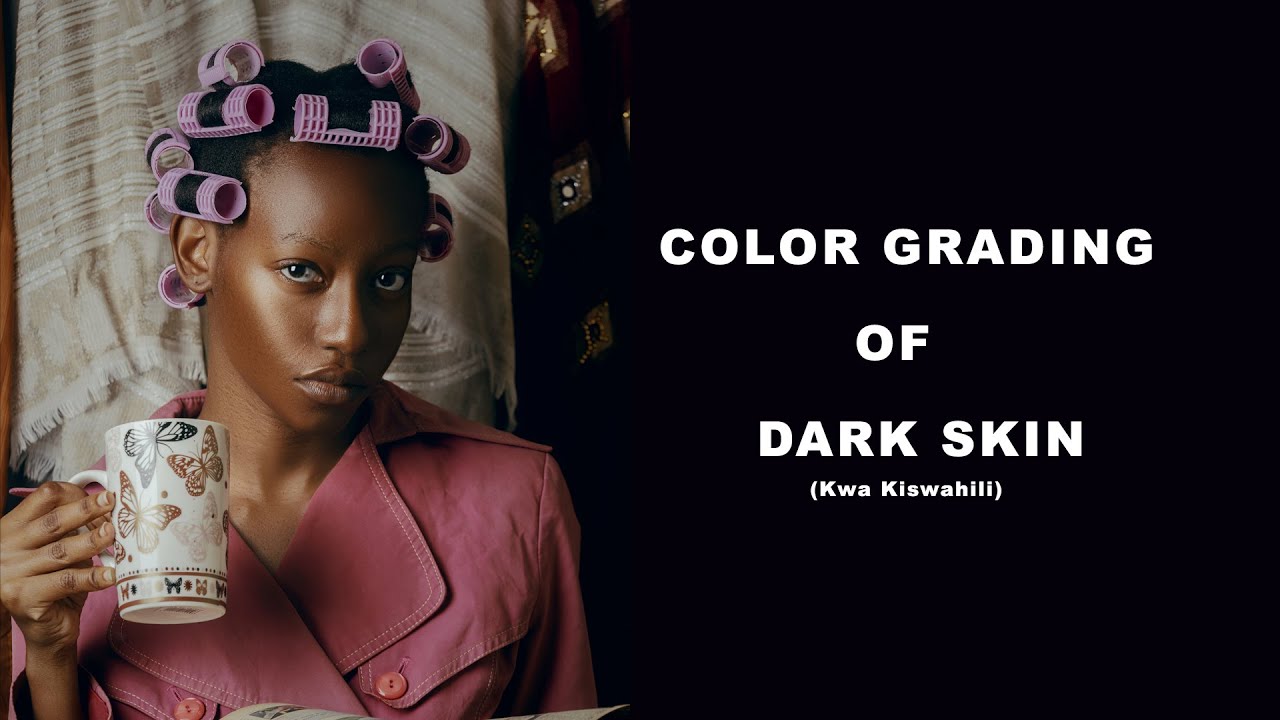 Dark Skin Color Grading - Photoshop - YouTube