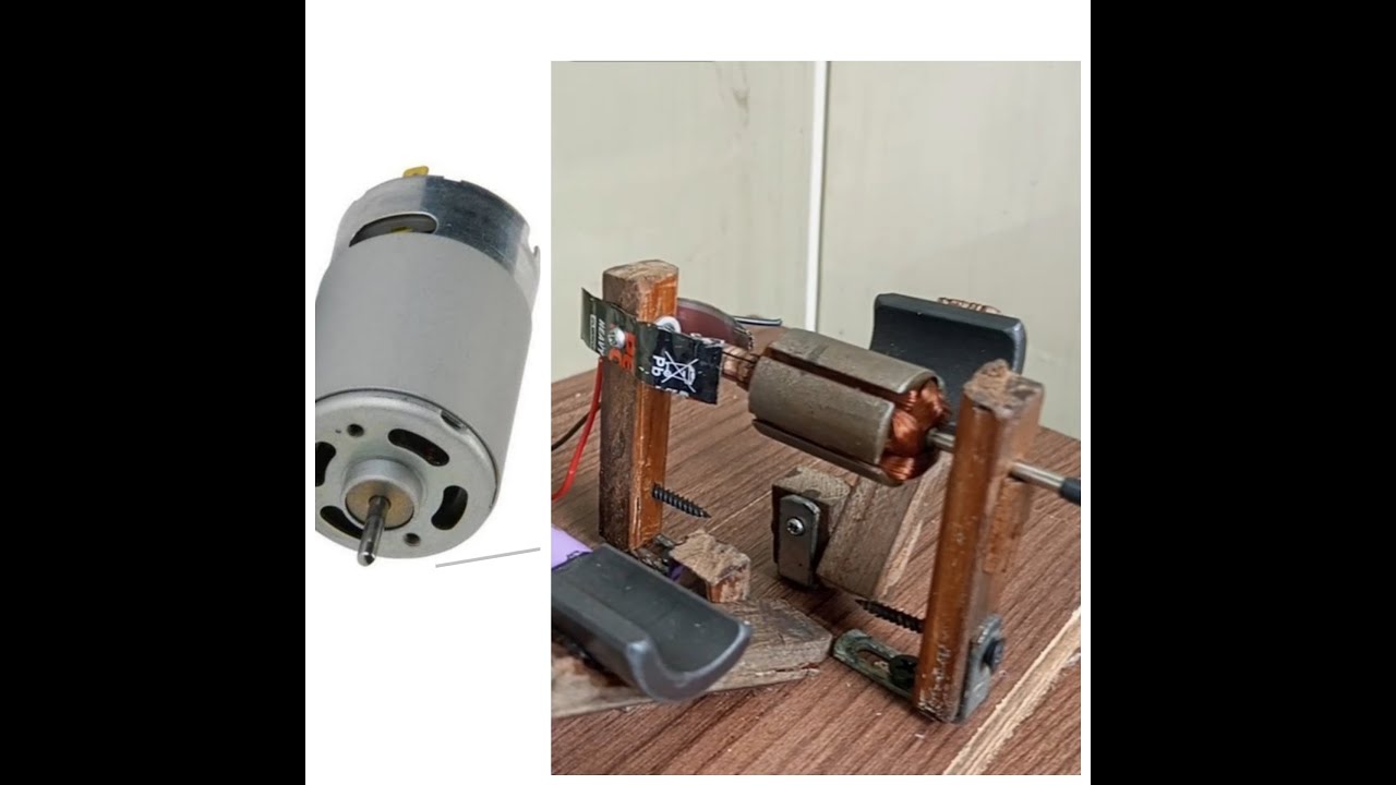 How to make DC motor at home (DIY) - YouTube