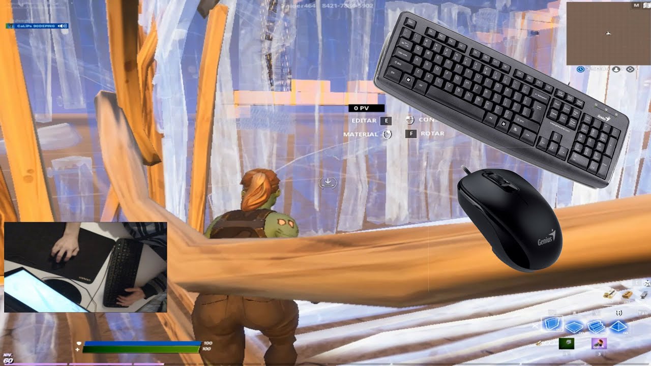 $1 Keyboard Fortnite (HANDCAM) - YouTube