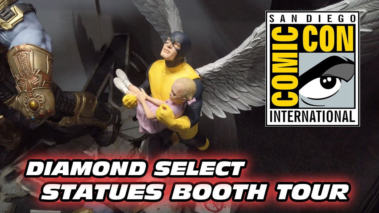 SAN DIEGO COMIC CON 2019 DIAMOND SELECT STATUES BOOTH TOUR - YouTube