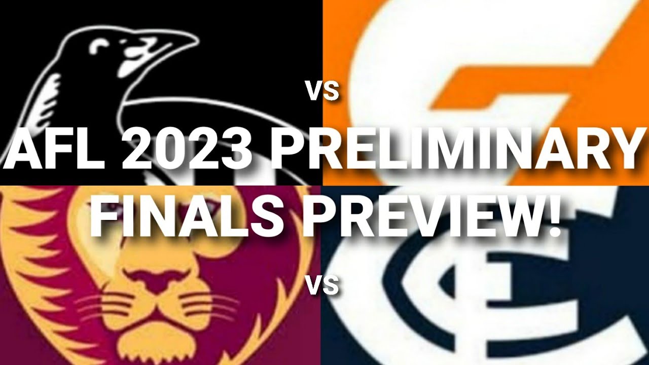 AFL 2023 Preliminary Finals/Finals Week 3 Preview! - YouTube