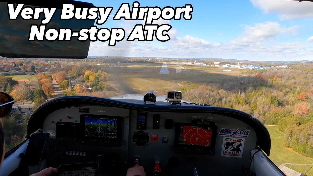 Full ATC - Busy Day At Oshawa Airport = Non-Stop ATC Calls - YouTube