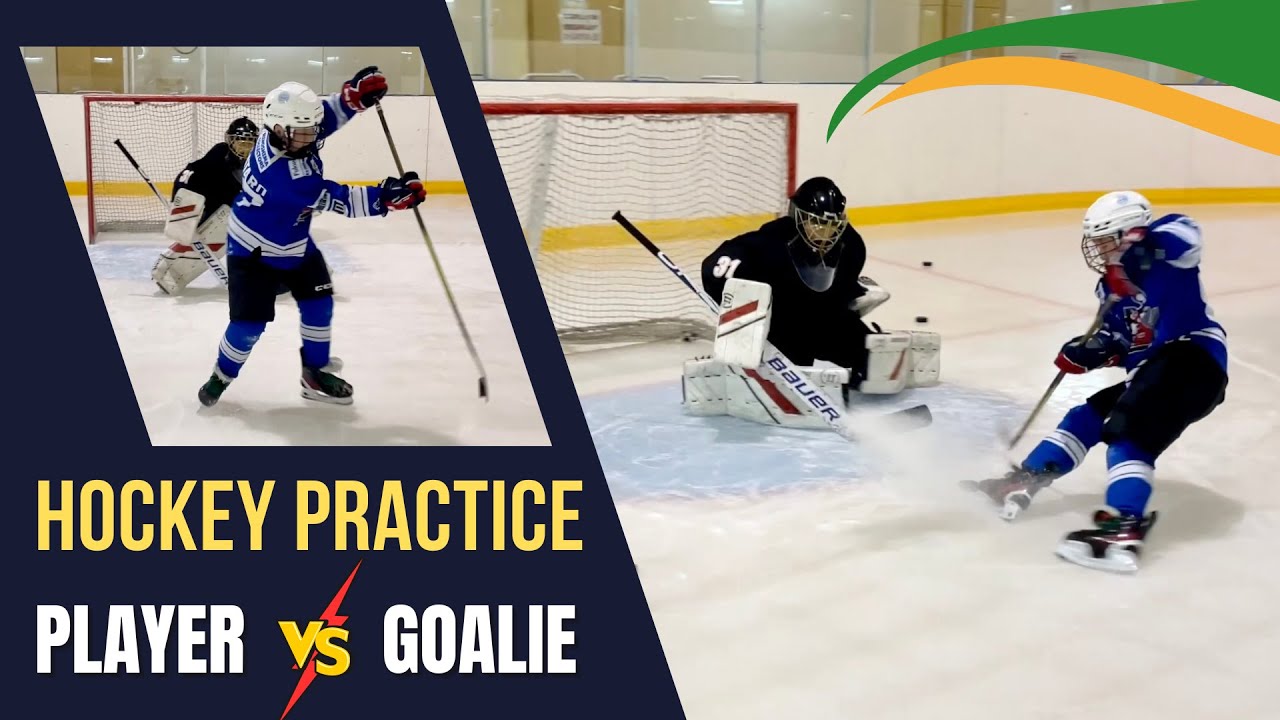[Shootouts] Hockey Practice with Goalie Friend - Moves & Dangles - YouTube