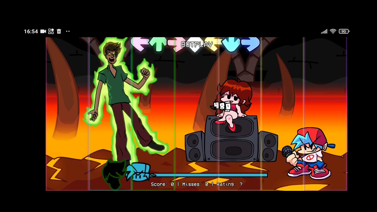 Fnf vs shaggy v2.5 android port - YouTube