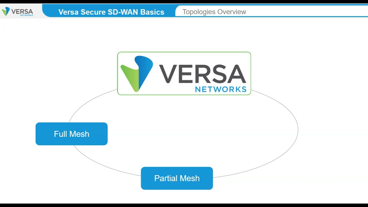 SDWAN | Module 3 - Versa SD-WAN Basics | Full Mesh, Hubs, and Spokes ...
