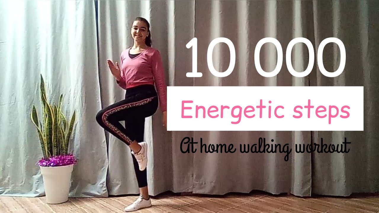 Energetic 10 000 Step Challenge For Weight Loss 🔥/ 10k Step Workout ...