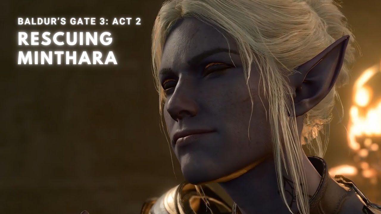 Baldur's Gate 3: Rescuing Minthara from Moonrise Towers | Cutscenes ...