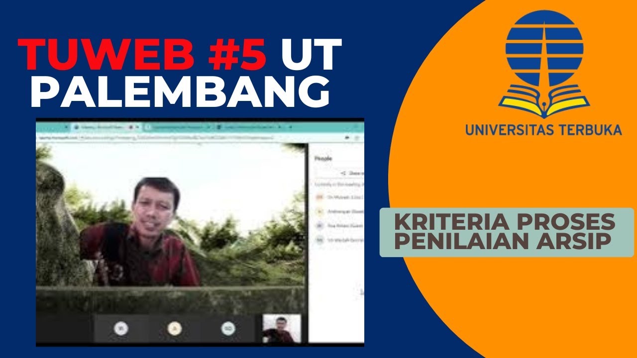 Tuweb #5 UT Palembang "Kriteria Proses Penilaian Arsip" Dr. Mulyadi, S.Sos.I, M.Hum Pokjar ...